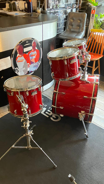 Remo Bravo 2 Drum Kit Shells Only in Red 22", 10",12"14" – BW Drum Shop